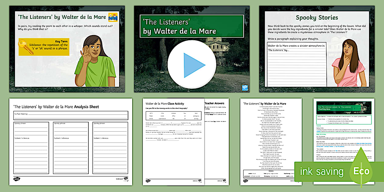 The Listeners by Walter de la Mare | Pre-1914 Literature L16
