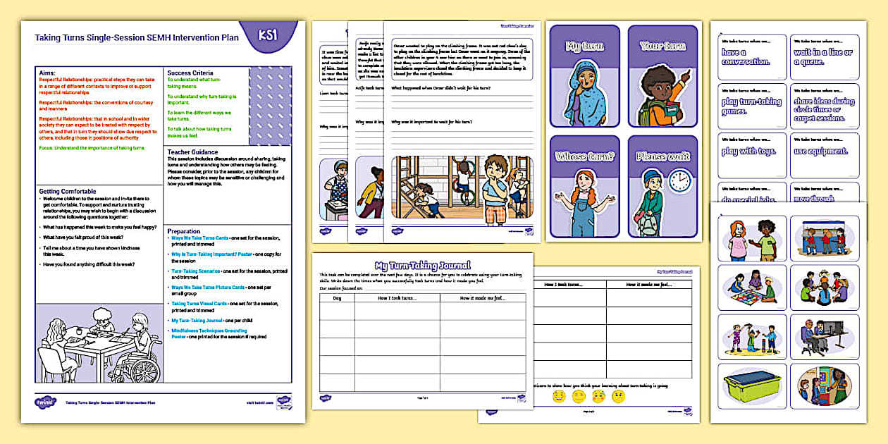 Taking Turns Single-Session SEMH Intervention (teacher made)