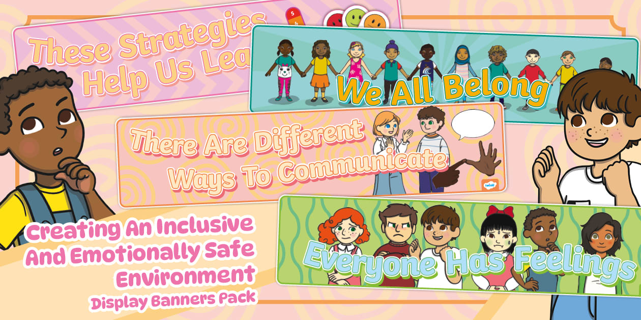Display Banners Pack - Creating An Inclusive And Emotionally Safe ...