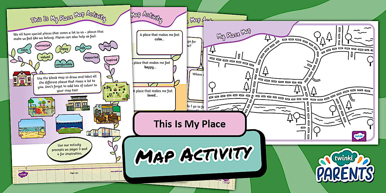 Children's Mental Health Week Activity: This Is My Place Map