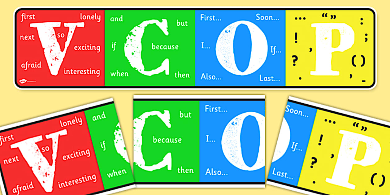 VCOP Display Banner (teacher made) - Twinkl