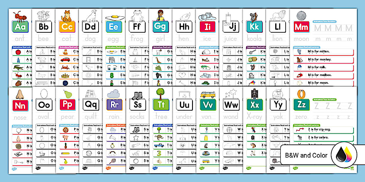 Fluency Sentences Alphabet Activity Pack for ELL
