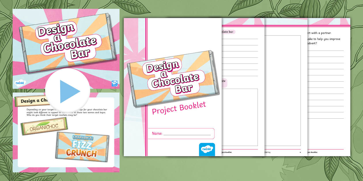 Design A Chocolate Bar KS2 Project Activity Pack - Twinkl