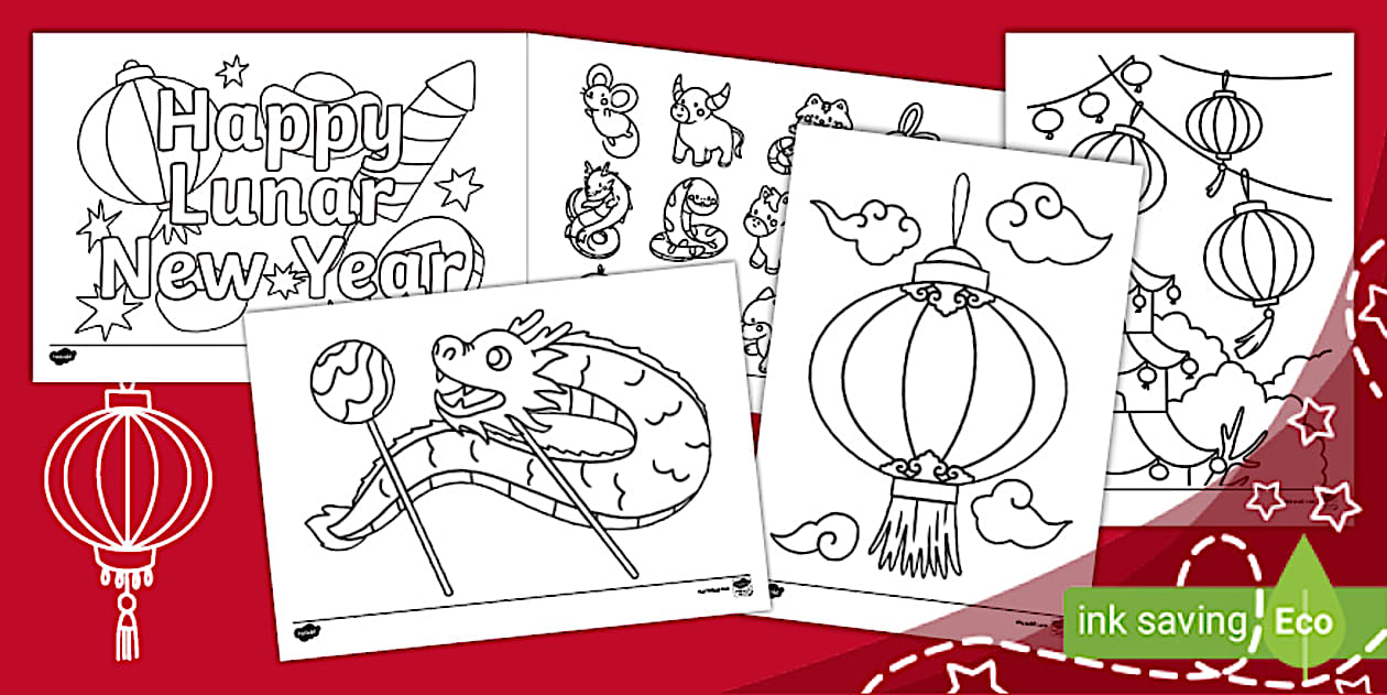 My First Lunar New Year Colouring Pack (teacher made)