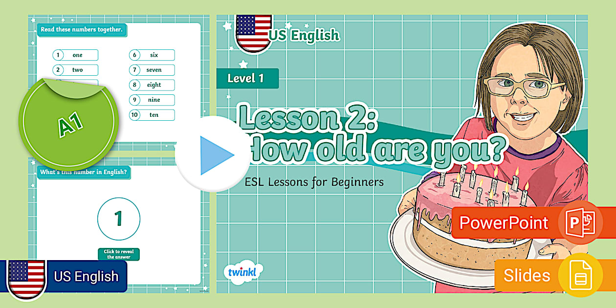 ESL Curriculum (US-English Version) Level 1, Lesson 2