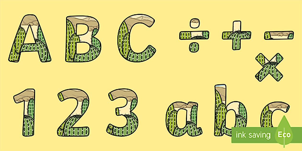 Our Class Is on Point Letters and Numbers Pack - Twinkl