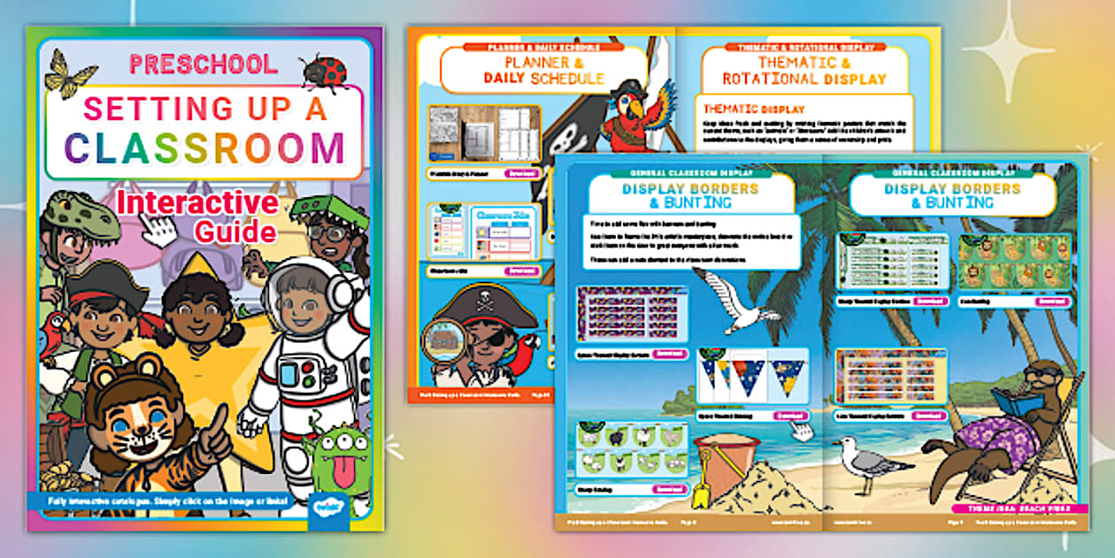 FREE! - Interactive Guide On How To Set Up A Preschool Classroom