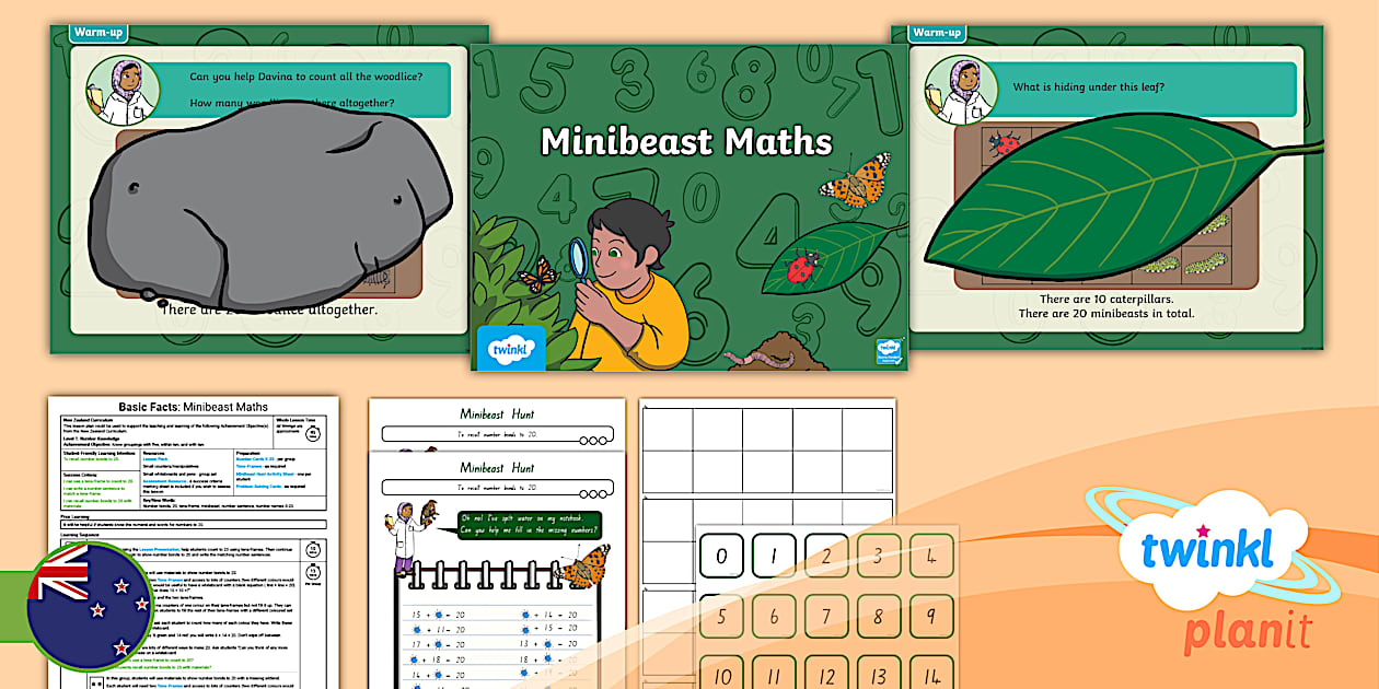 Phase 1 Number Structure: Number Bonds (Minibeast Maths) Lesson 4