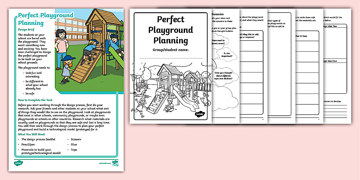 Level 2 Technology: Perfect Playground Planning Activity