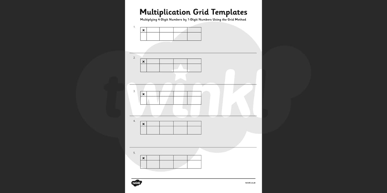 blank grid method