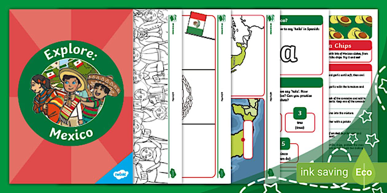 Explore: Mexico Activity Booklet (teacher made) - Twinkl