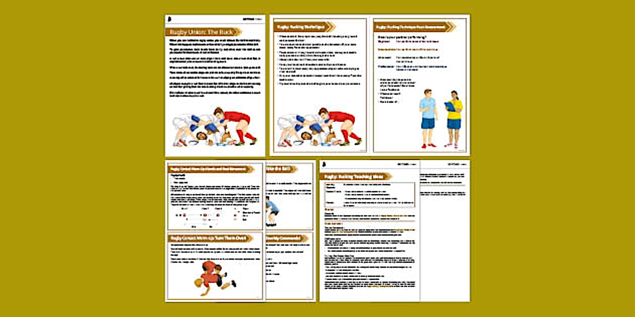Rugby Lesson 5: Rucking (Teacher-Made) - Twinkl