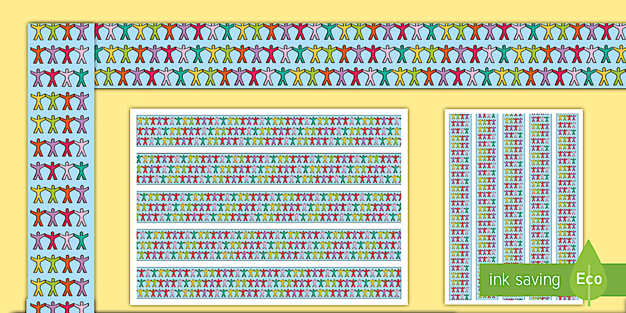 Editable Rights Respecting Schools Display Borders - Twinkl