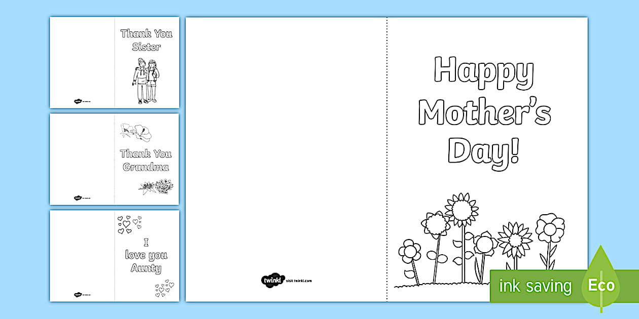 Printable Mother's Day Card | Primary Resources | Twinkl