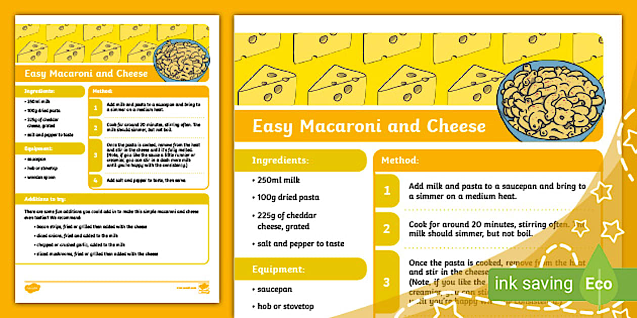 Easy Macaroni and Cheese Recipe