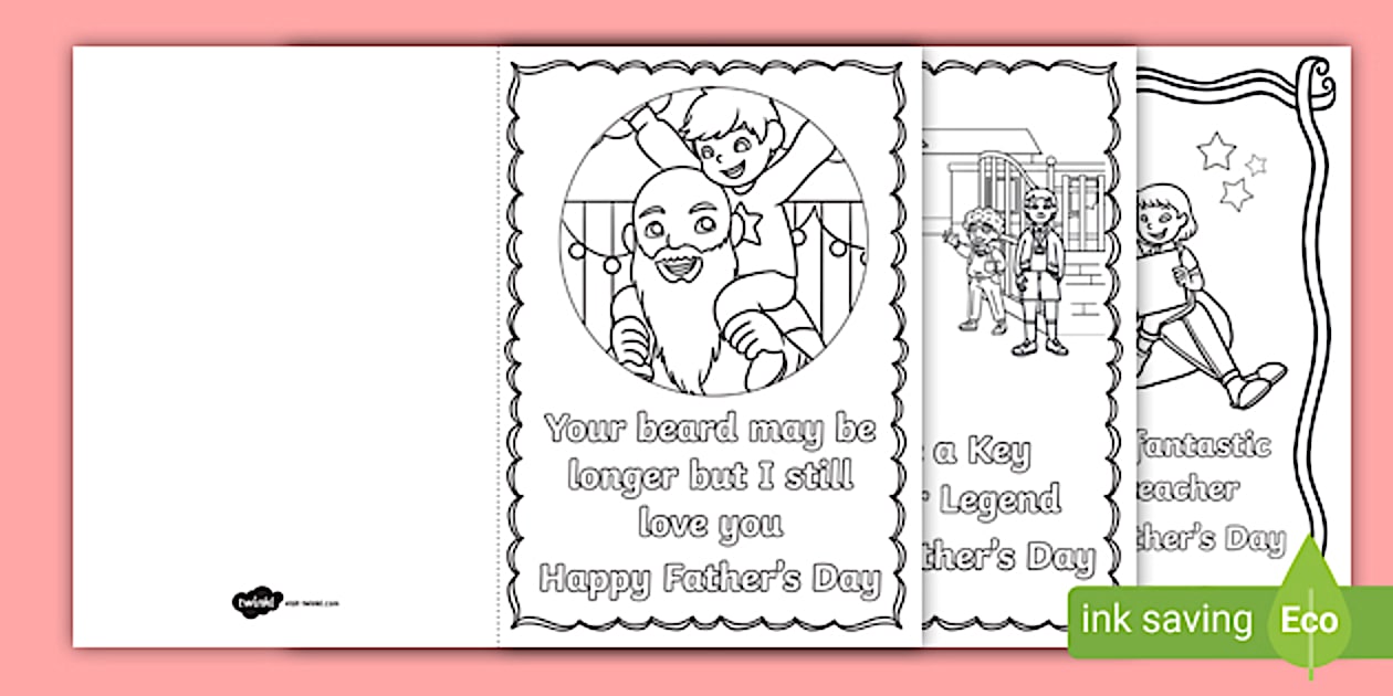 2020 Father's Day Cards (teacher made) - Twinkl