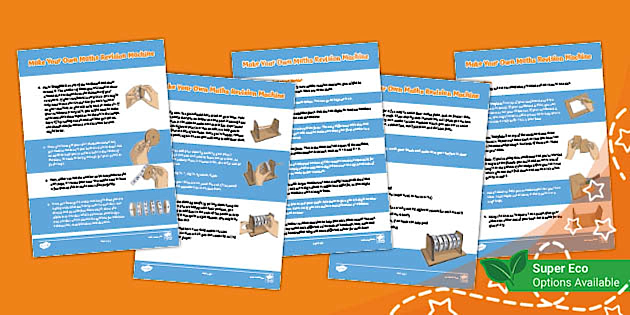Maths Revision Craft Activity (Ages 7–11) (Teacher-Made)