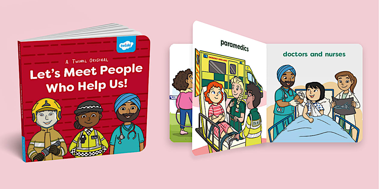 Let's Meet People Who Help Us! eBook (teacher made) - Twinkl