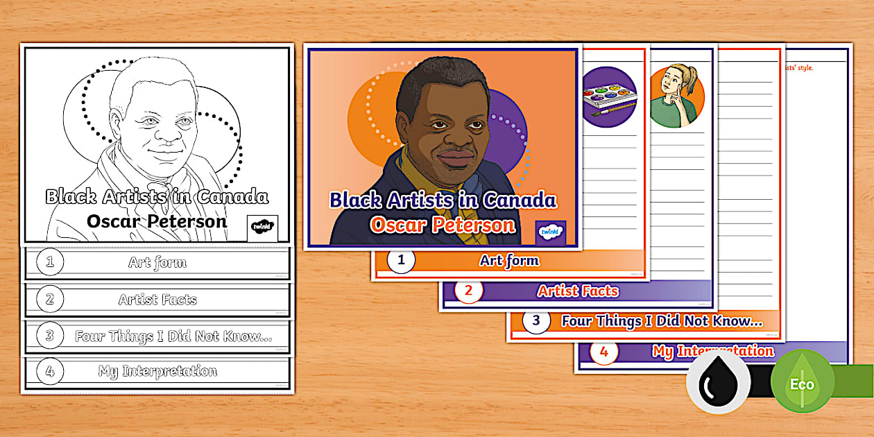 Black Artists in Canada Flip Book: Oscar Peterson