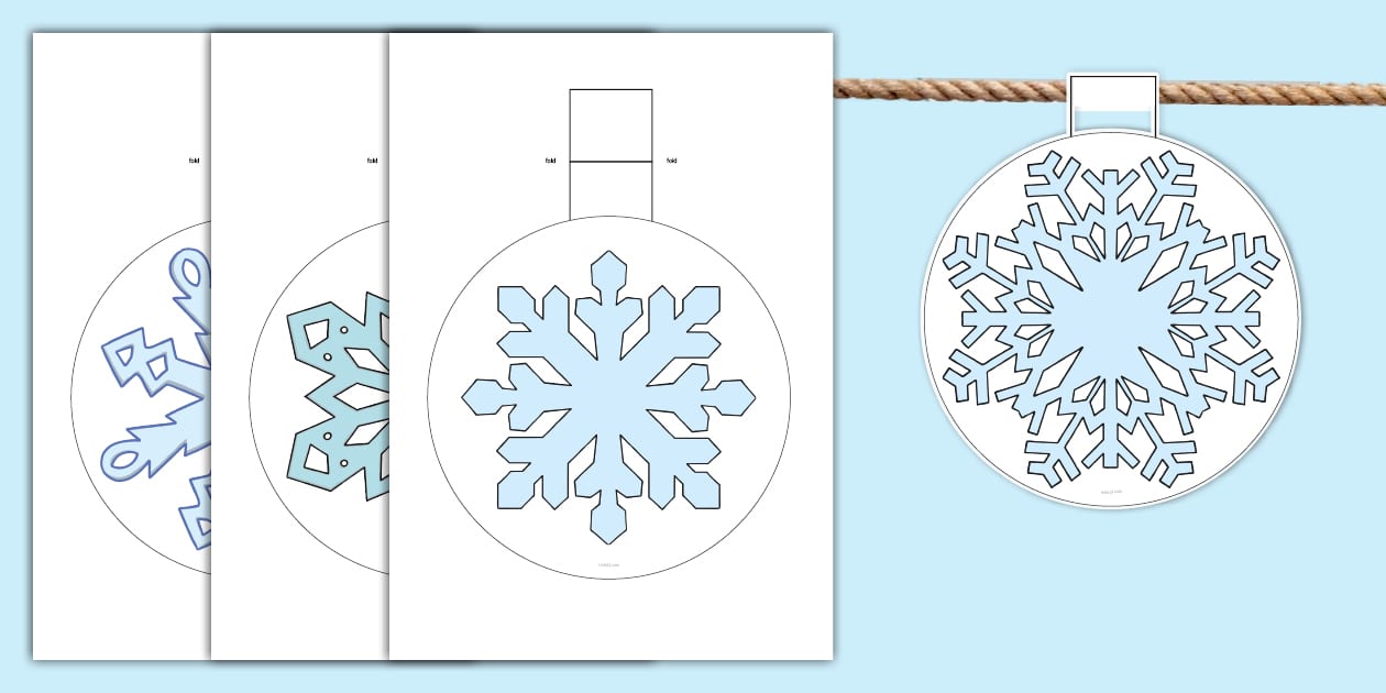 Snowflake Display Bunting - Twinkl Displays - Twinkl
