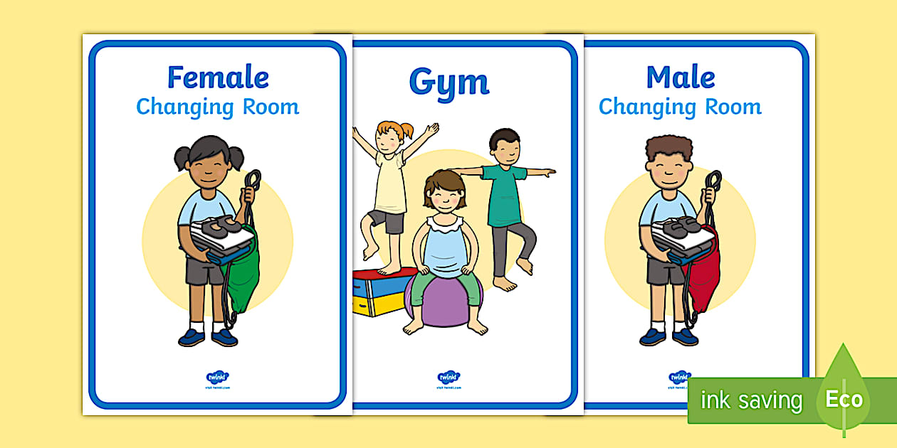 Gym Role Play Signs (teacher made) - Twinkl