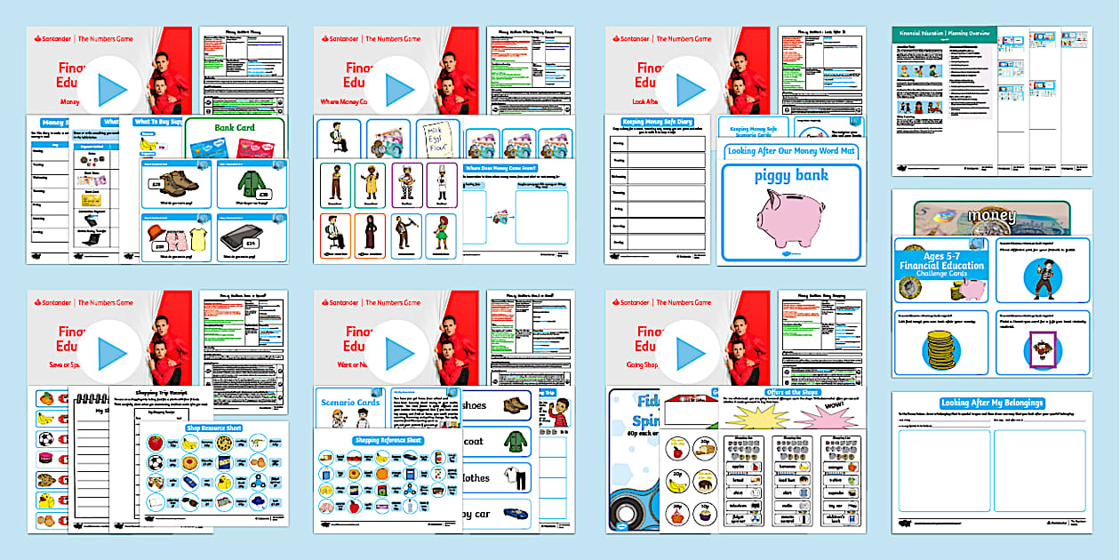 Financial Education Complete Lesson Pack – Ages 5-7