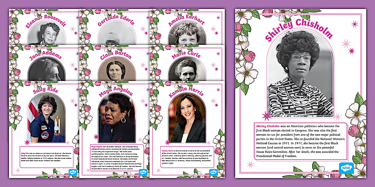 Women Who Dare to Dream Poster Pack | Twinkl USA - Twinkl