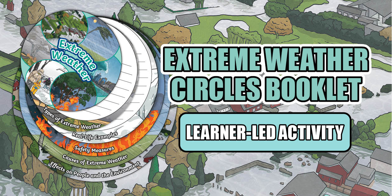 * NEW * Extreme Weather Circles Booklet - Twinkl