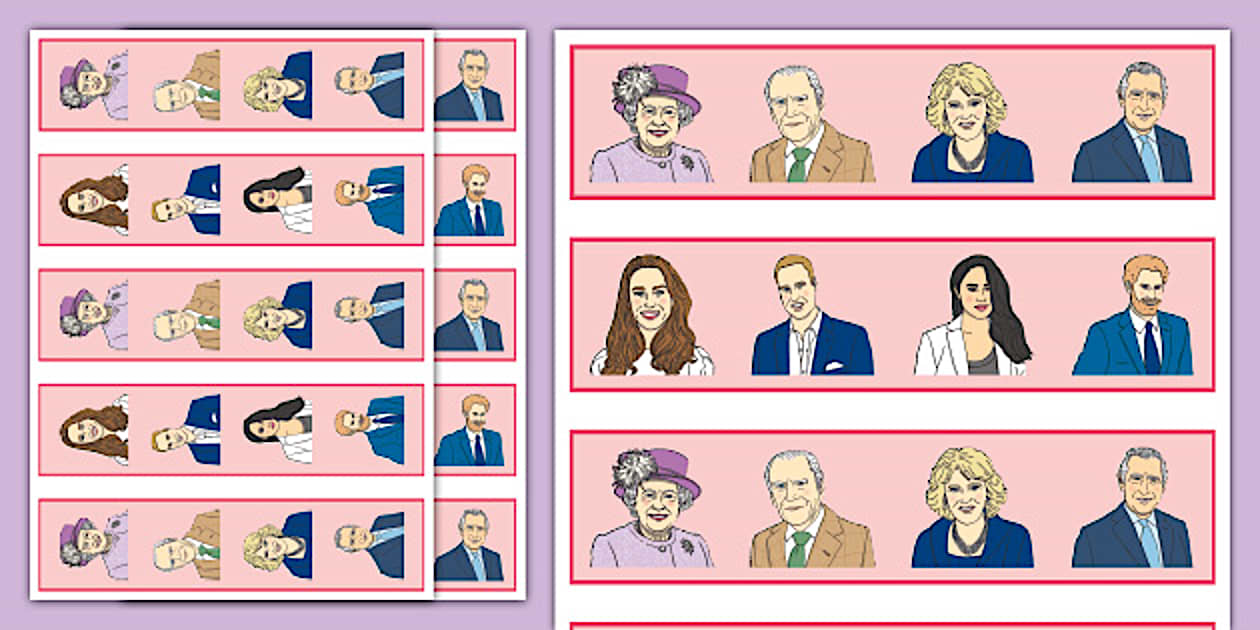 The Royal Family Display Borders (teacher made) - Twinkl