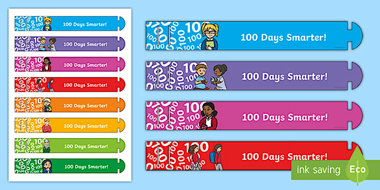 TAS 100 Days of School Bracelet Activity (teacher made)
