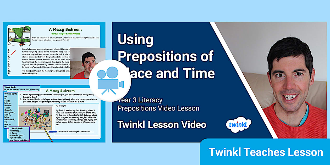 Year 3 (Ages 7-8) Prepositions Video Lesson