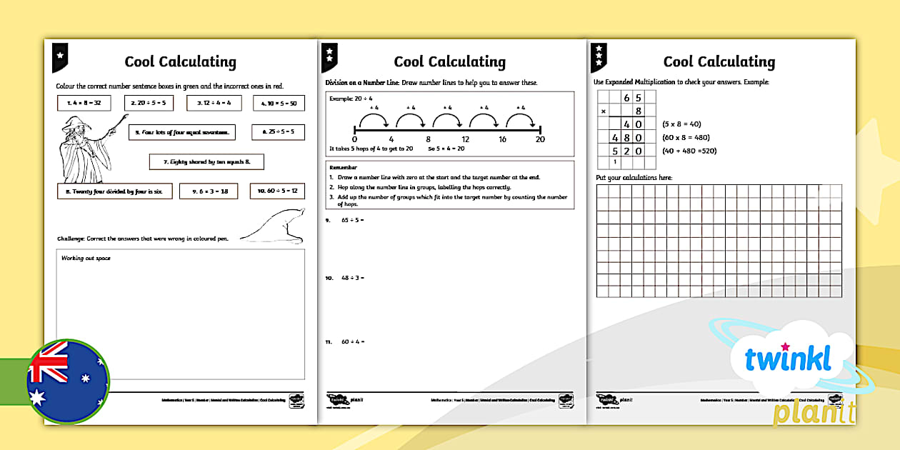 Year 5 Number: Mental and Written Calculation Home Learning Tasks