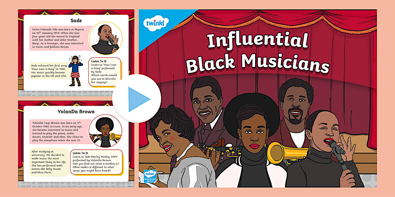 👉 KS1 Influential Black Musicians (teacher made) - Twinkl