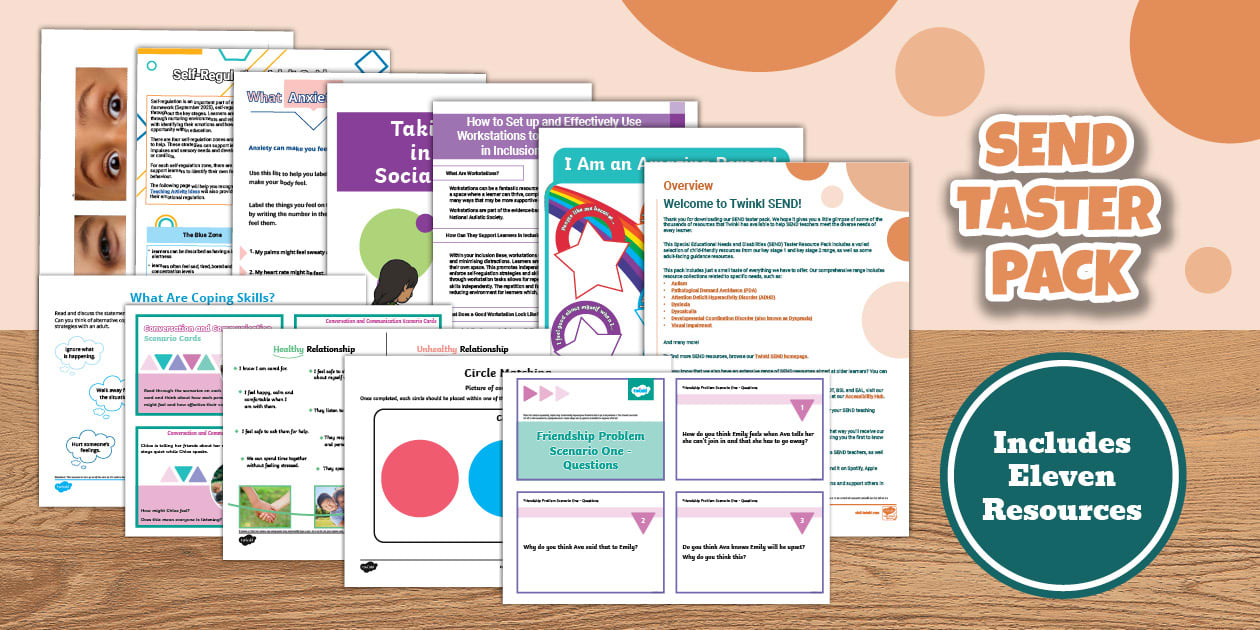 SEND Teacher resources for children with special needs (Primary)