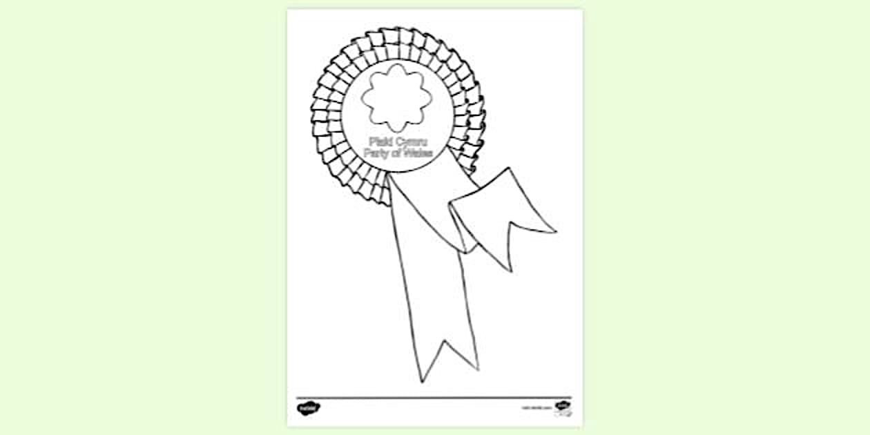 Plaid Cymru Colouring Sheet | Colouring Sheets