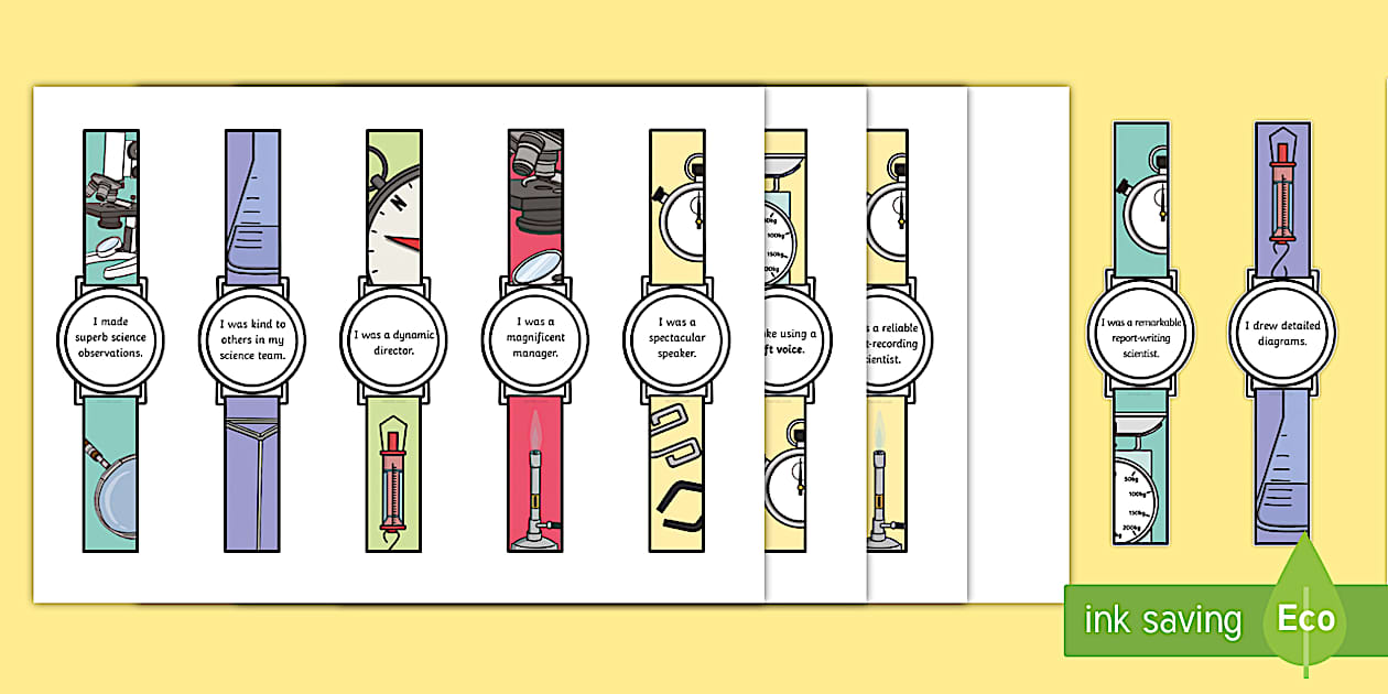 Science F-2 Brag Wristbands (Teacher-Made) - Twinkl