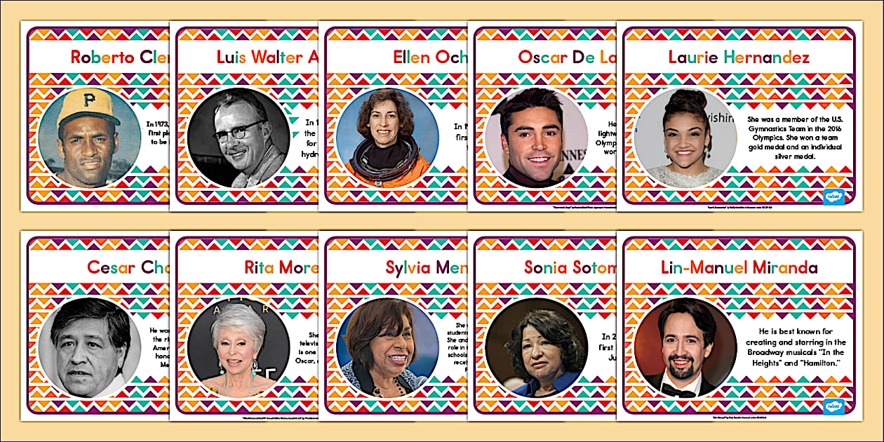 Colorful Hispanic Heritage Posters for Kids | Twinkl USA