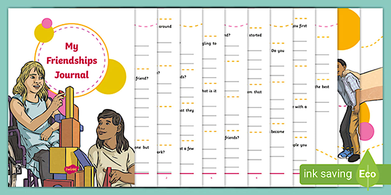 My Friendships Journal (teacher made) - Twinkl