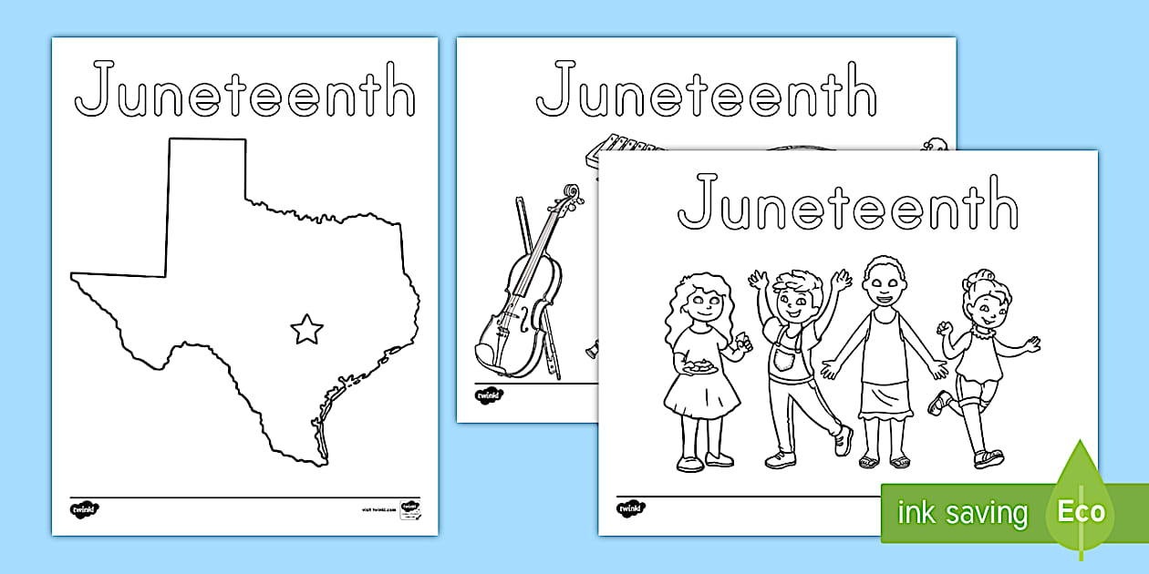 Juneteenth Coloring Sheets | Twinkl Resources USA - Twinkl