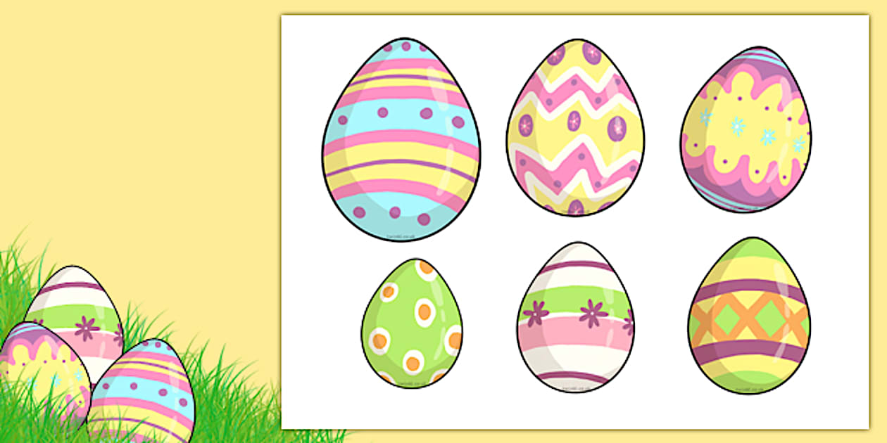 Easter Egg Size Ordering (teacher made) - Twinkl
