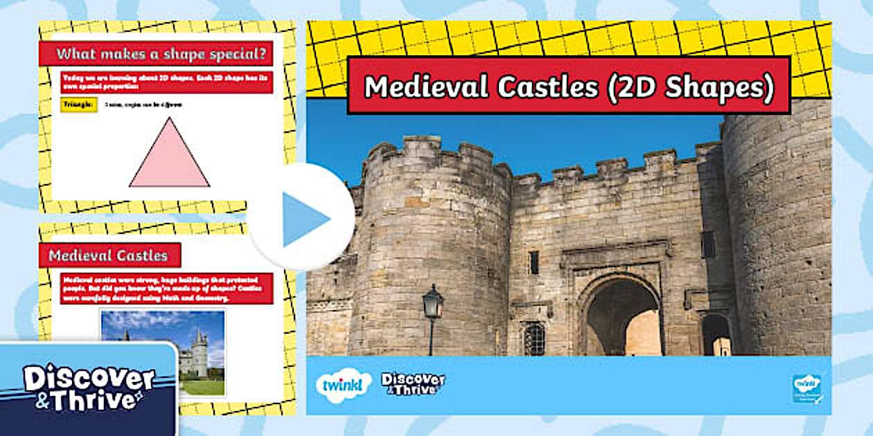 Medieval Castles (2D Shapes) Powerpoint