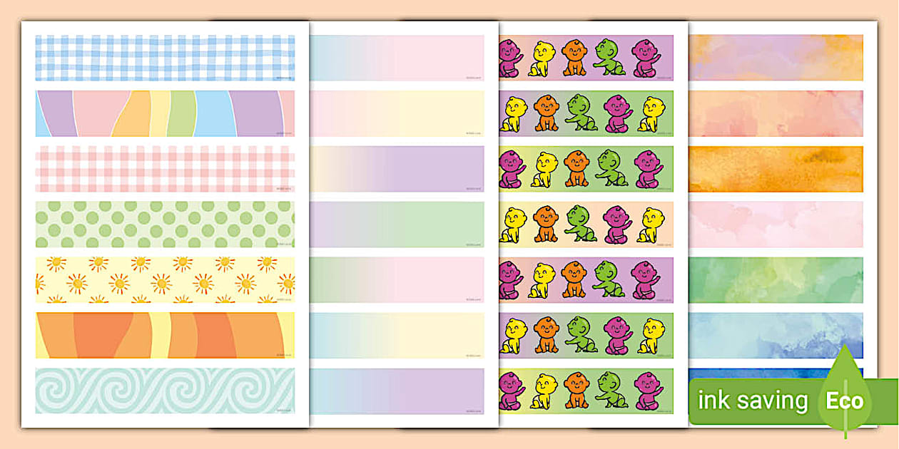 Gender Reveal Paper Chain Streamer Decorations - Twinkl