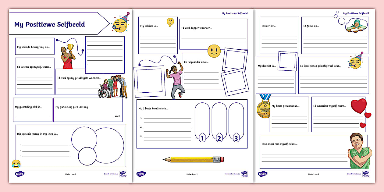 My Positiewe Selfbeeld (teacher made) - Twinkl