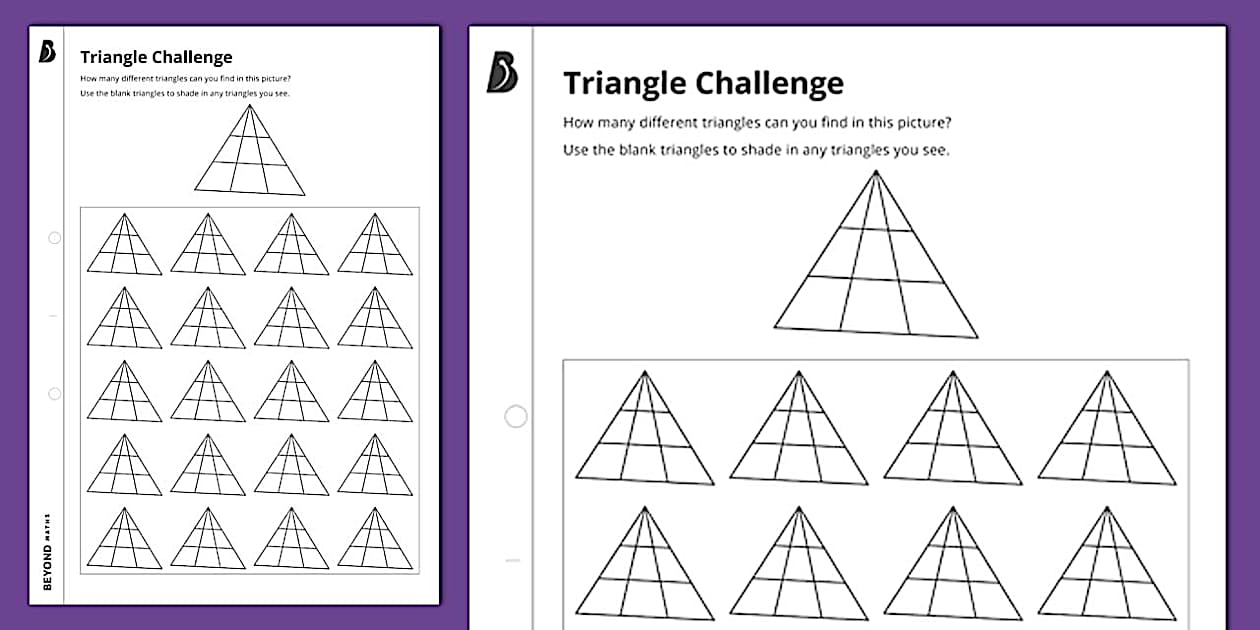 Triangle Challenge | Form Tutor Resources | Beyond Secondary