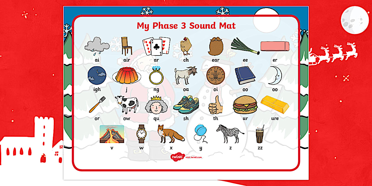 Christmas Themed Phase 3 Sound Mat