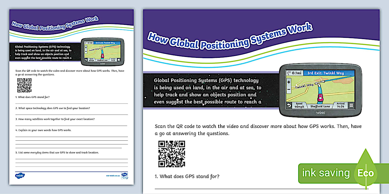 How Global Positioning Systems Work (teacher made) - Twinkl