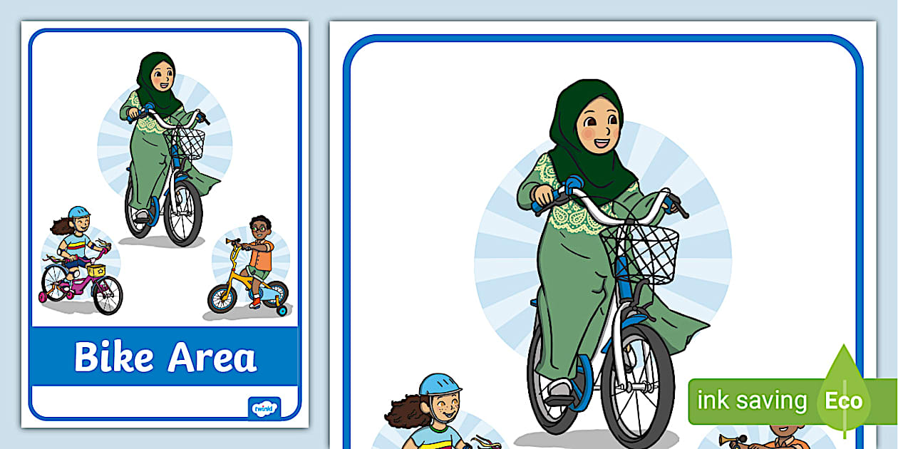 Bike Area Display Sign (teacher made) - Twinkl
