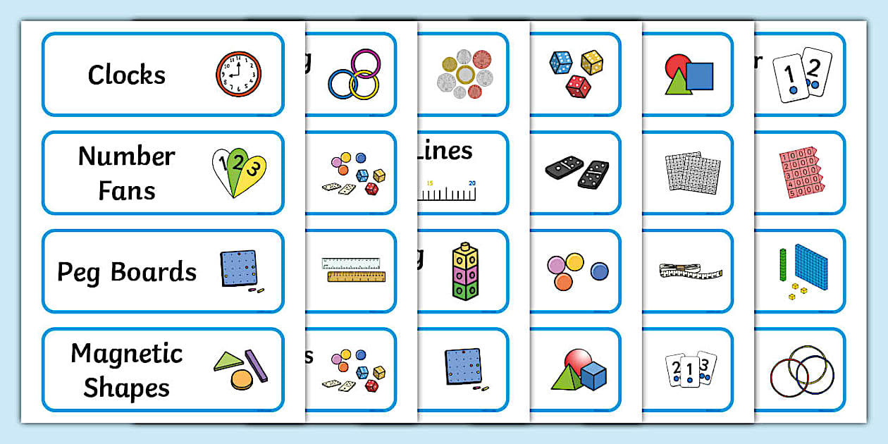 Welcome to our class - Plain Themed Editable Maths Area Resource Labels