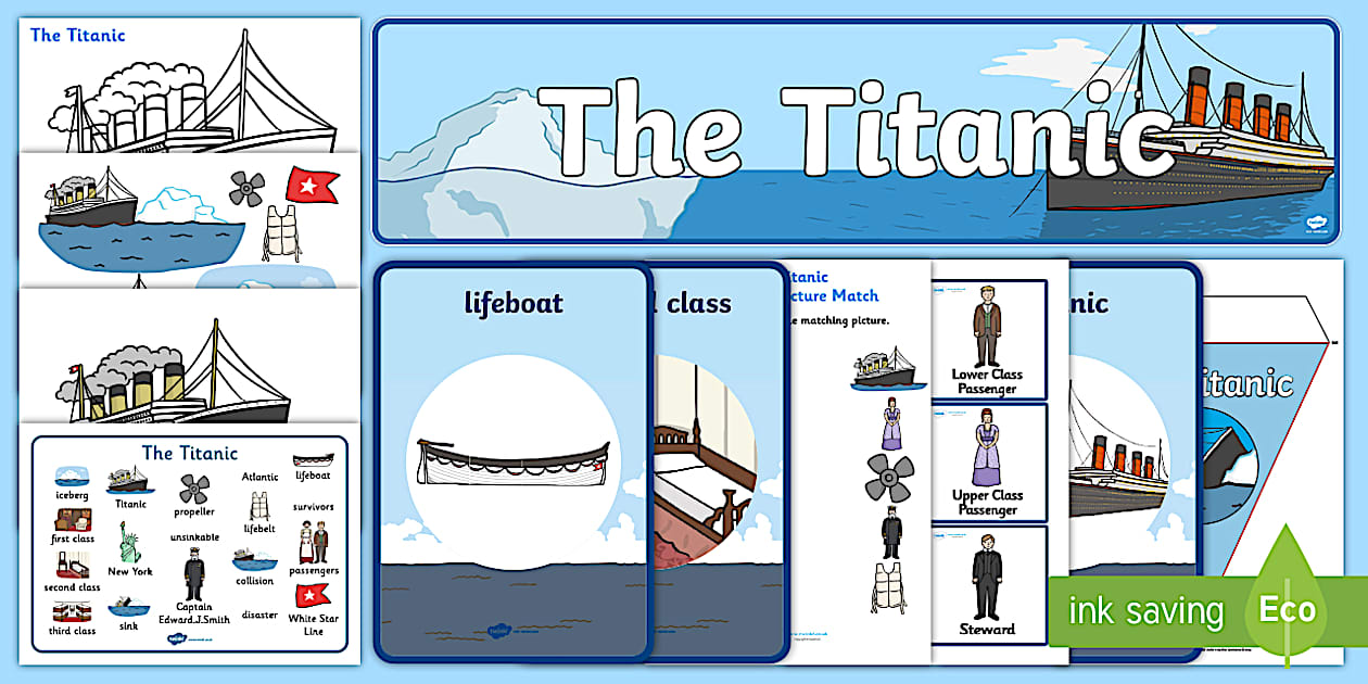 Kindergarten/KS1 The Titanic Resource Pack | Primary Resources