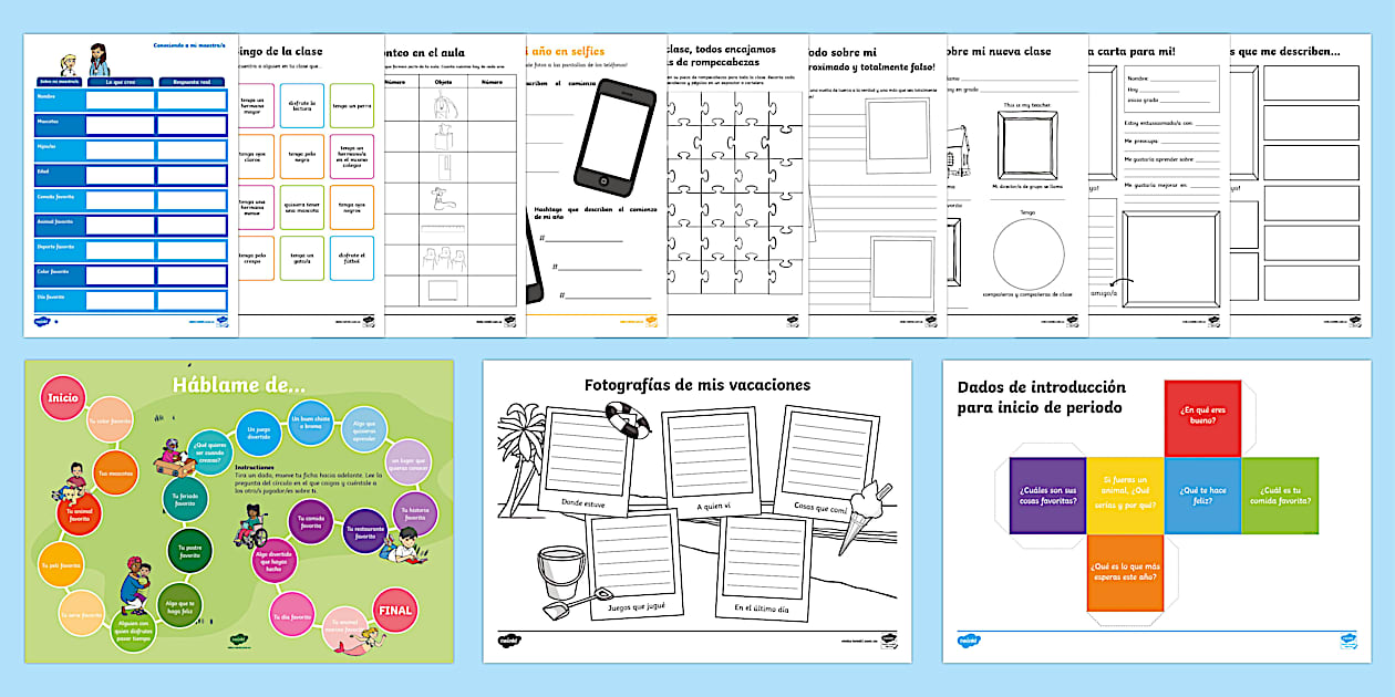 Paquete educativo Primera semana de clases- Twinkl Colombia